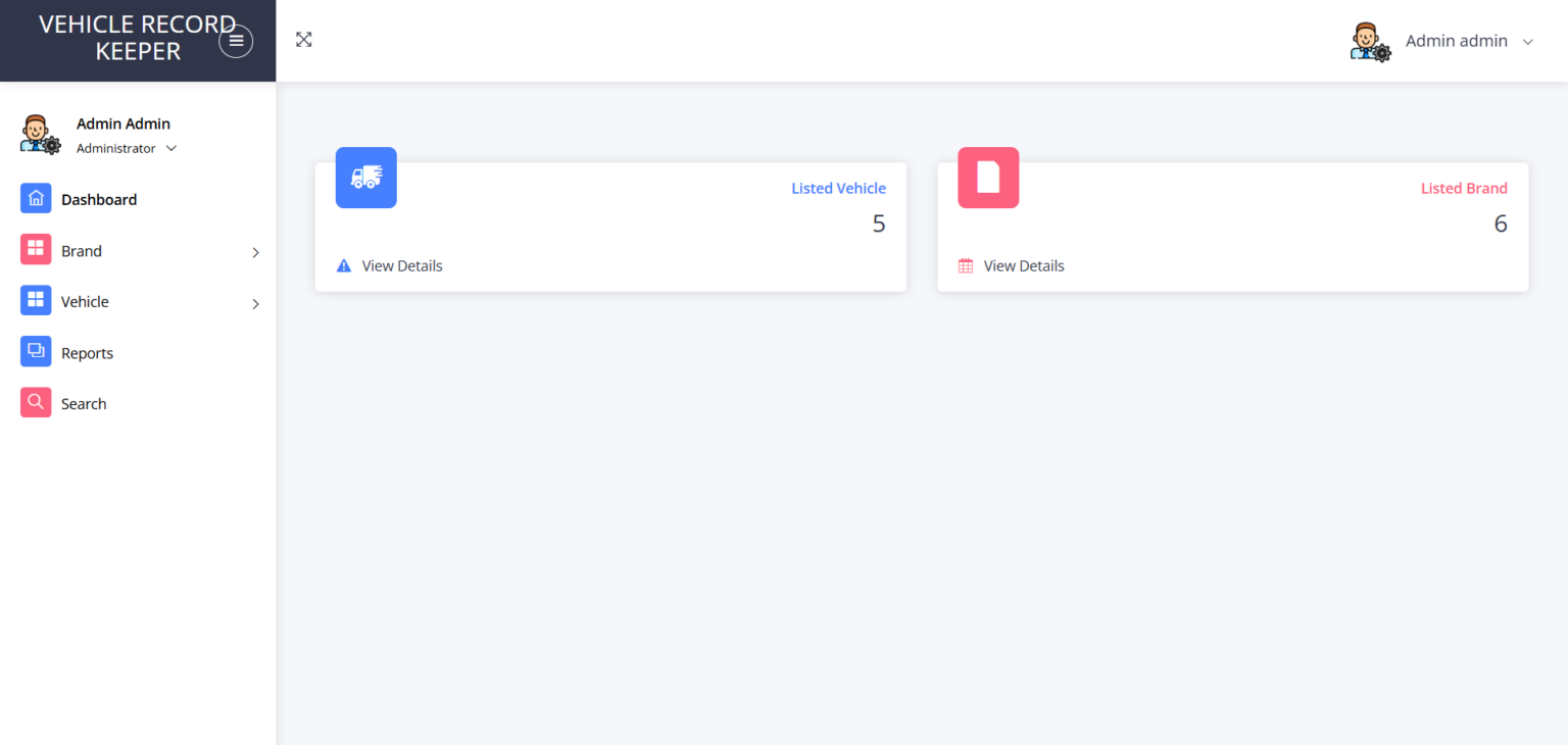 Vehicle Record Keeper in Python Django - Python Django projects ... Vehicle Record Keeper in Python Django - Python Django projects ...