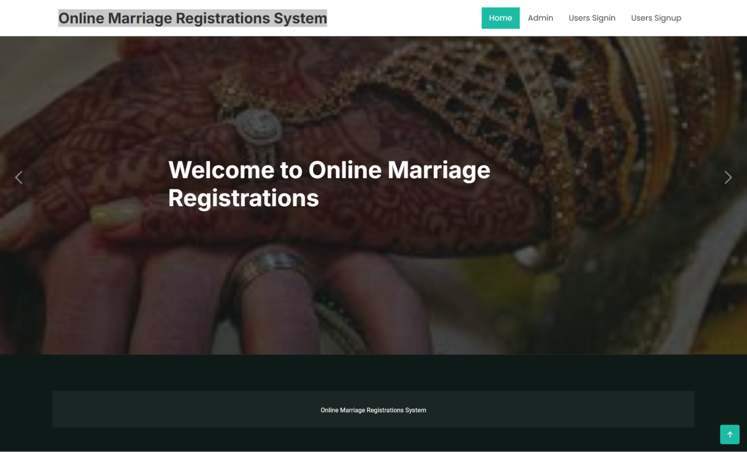 Online Marriage Certificate Registrations System using Python Django - Python Django projects ...