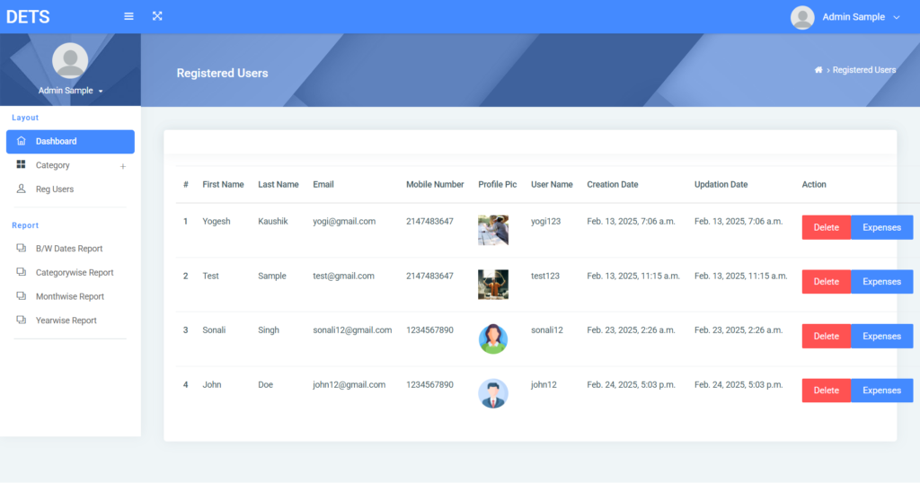 Daily Expense Tracker System Pro Version Using Python Django Python