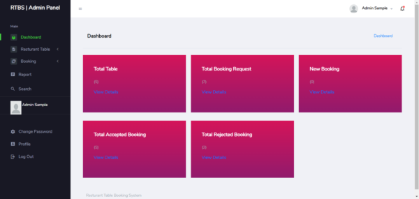 Restaurant Table Booking System using Python Django - Python Django ...