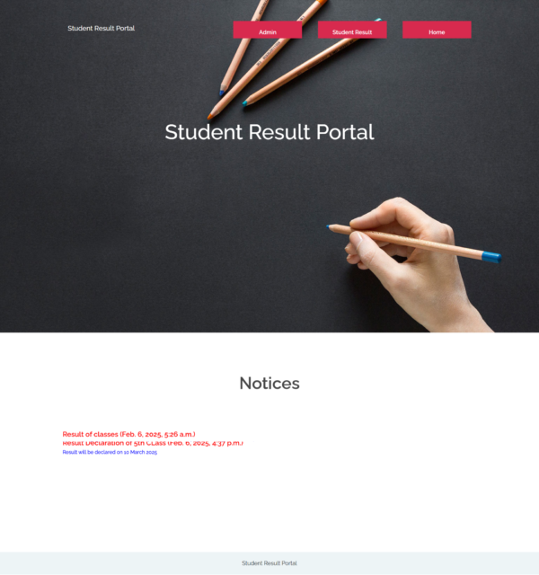 Student Result Portal using Python Django - Python Django projects -PythonCodeVerse