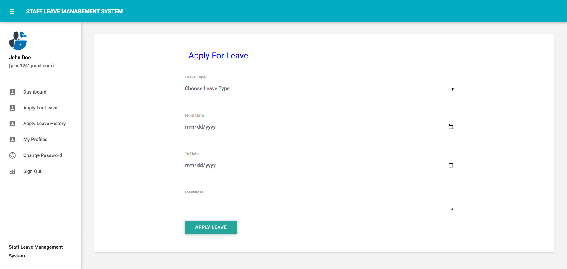 Staff / Employee Leave management System using Python Django - Python ... Staff / Employee Leave management System using Python Django - Python ...