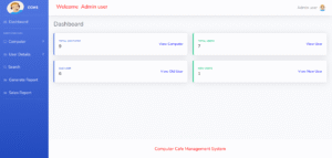 Computer Cafe Management System Project using Python Django - Python ...