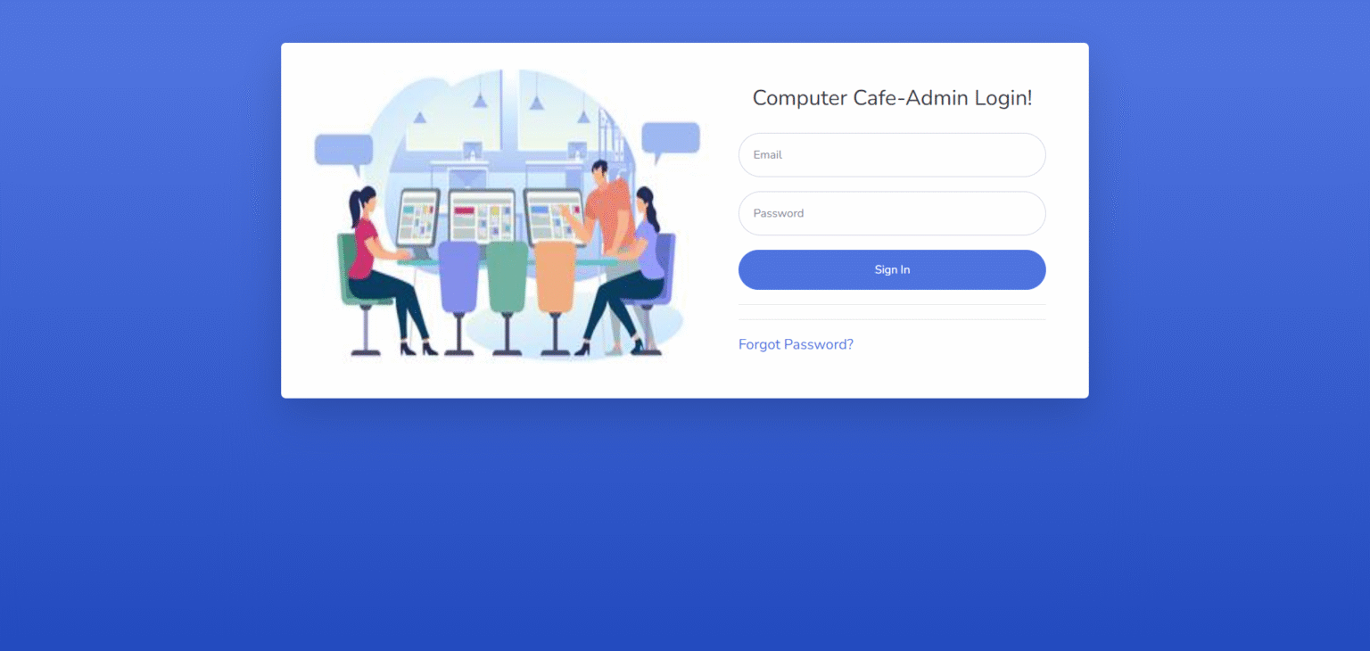 Computer Cafe Management System Project Using Python Django Python