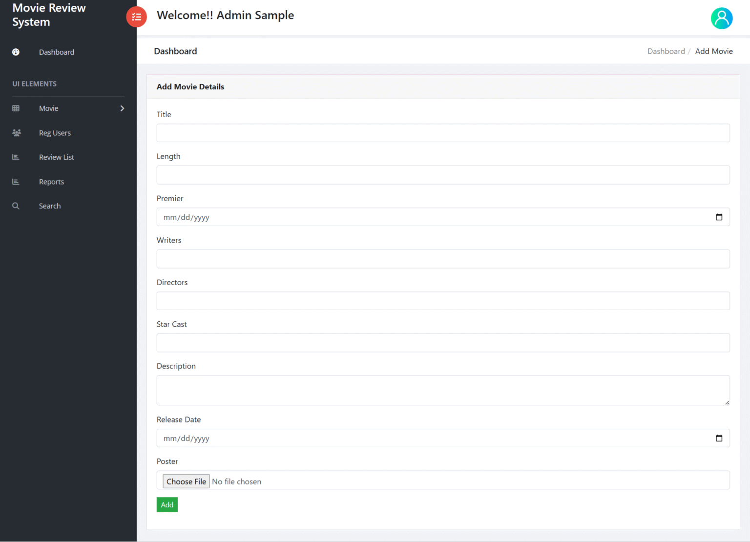 Movies Review System using Python Django | Online Movie Review Management system